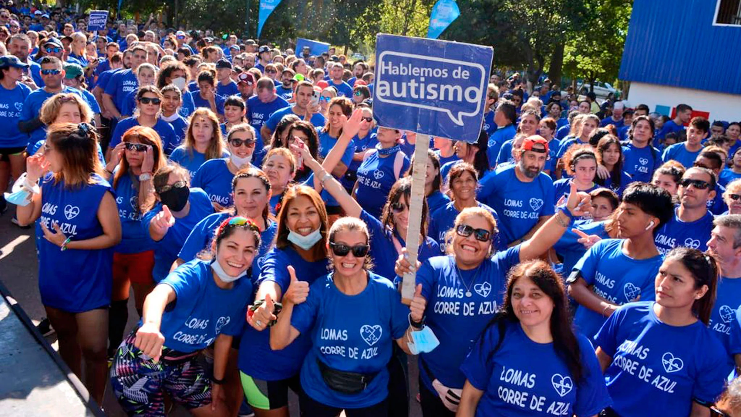 Lomas de Zamora se viste de azul: Llega la carrera solidaria por la ...